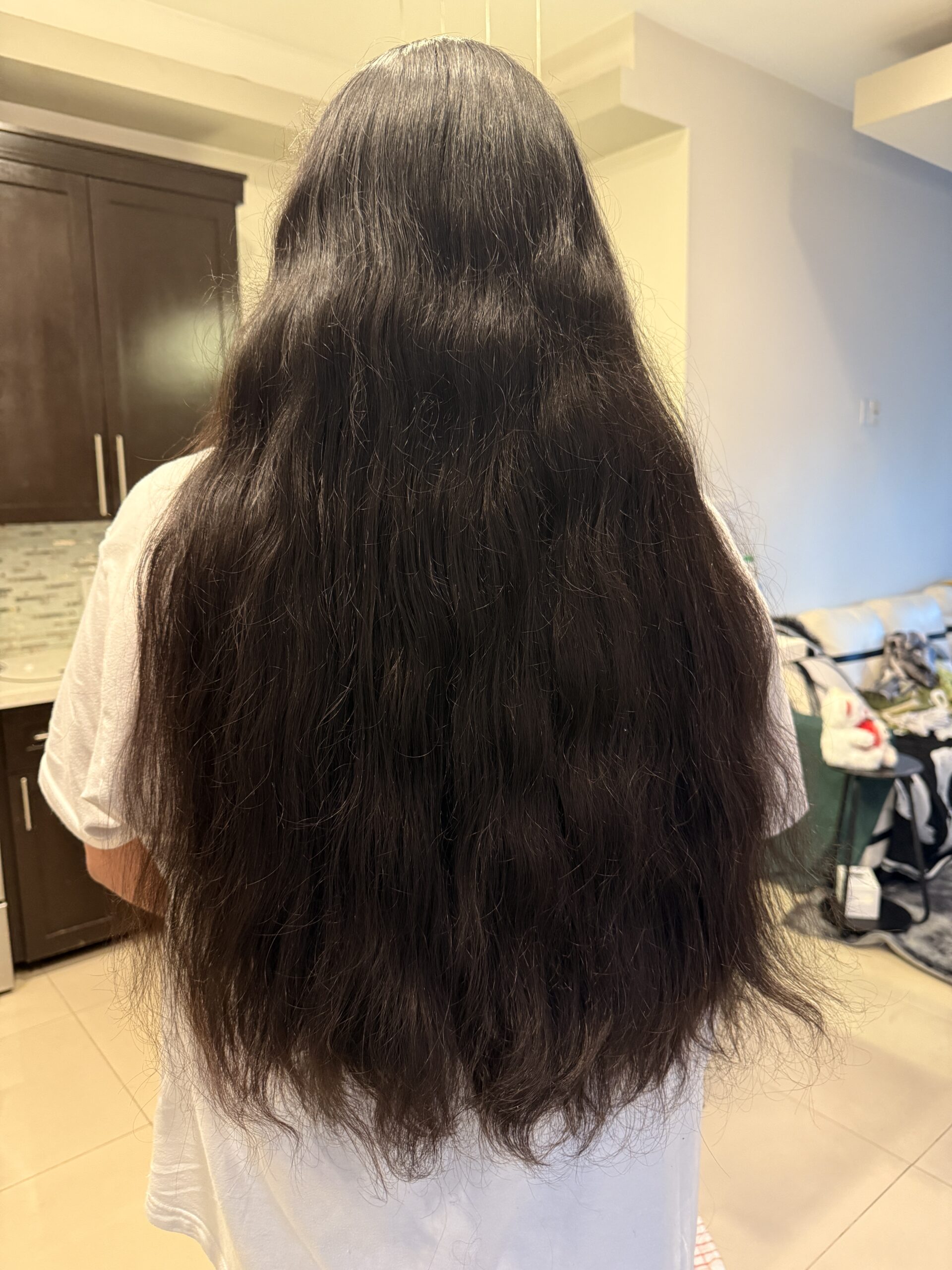 Dará brown virgin and long hair 17.5 inches - HairSellon