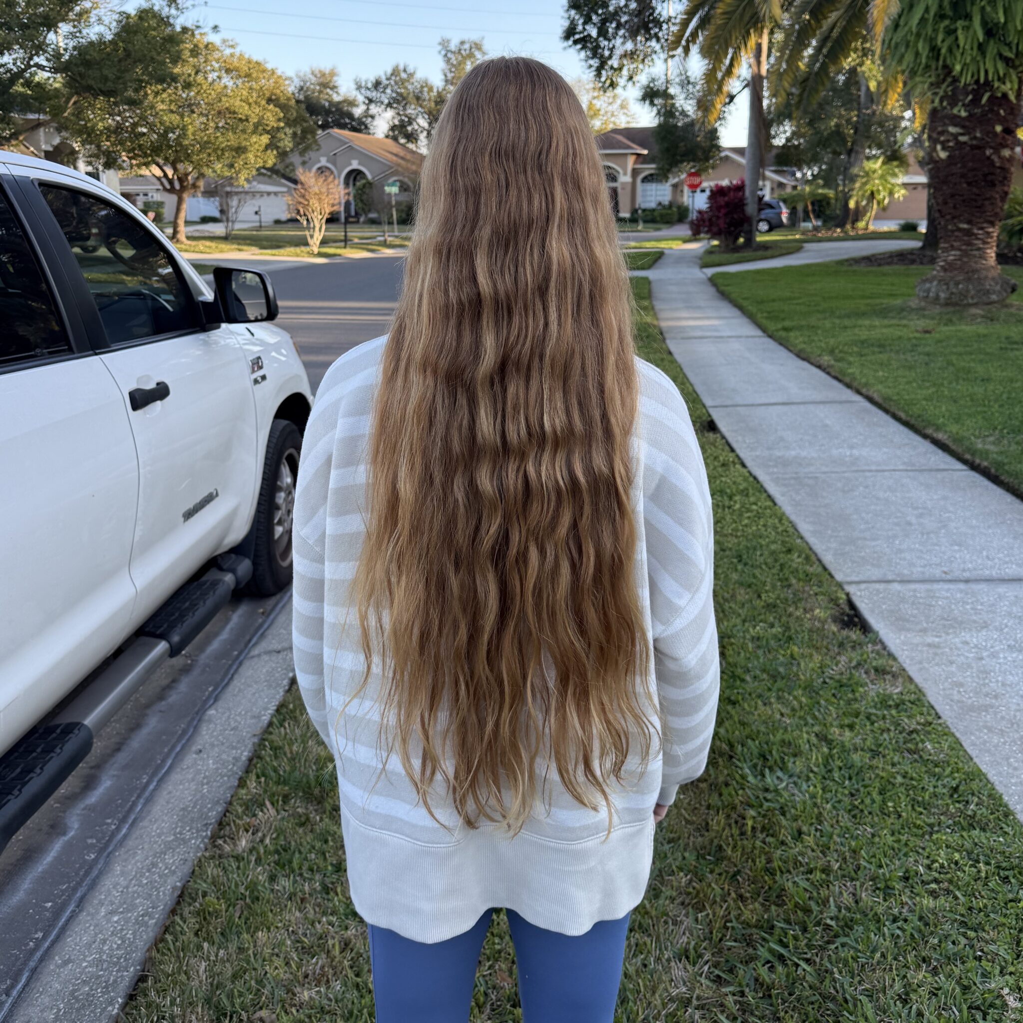 15 Inches of Light Brown Virgin Hair - HairSellon