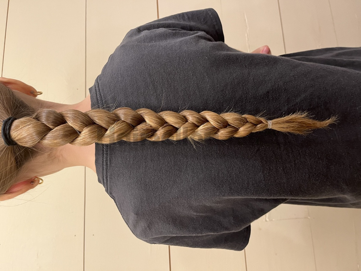 Light Golden Brown Girl Hair - HairSellon