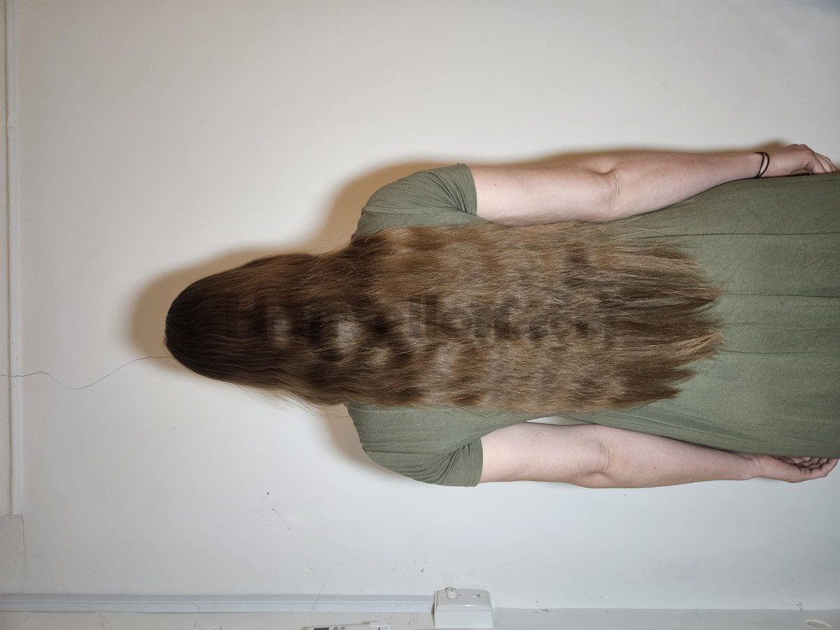 15 Inches of Light Brown Virgin Hair - HairSellon