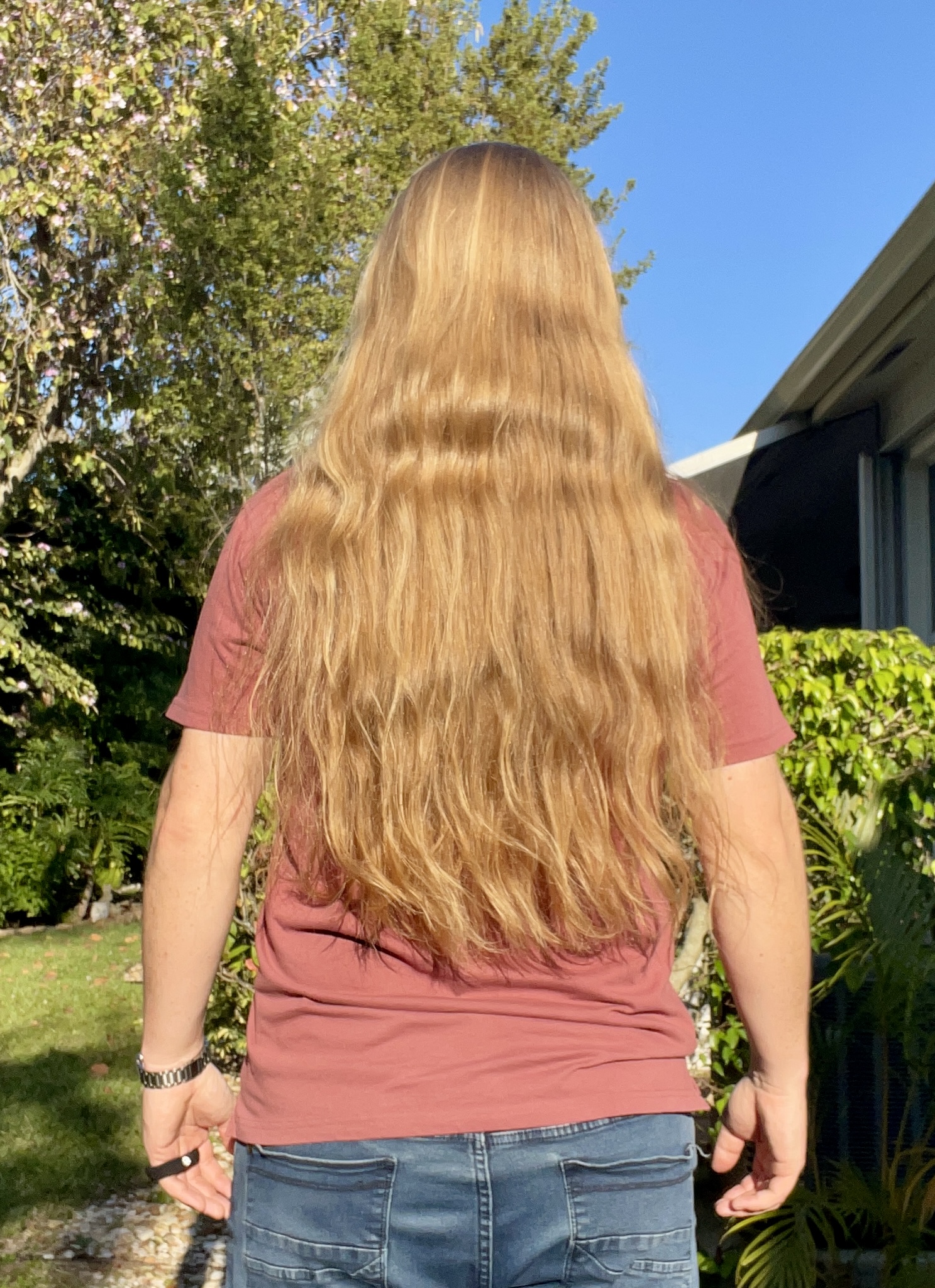 18”-20” virgin male strawberry blonde - HairSellon