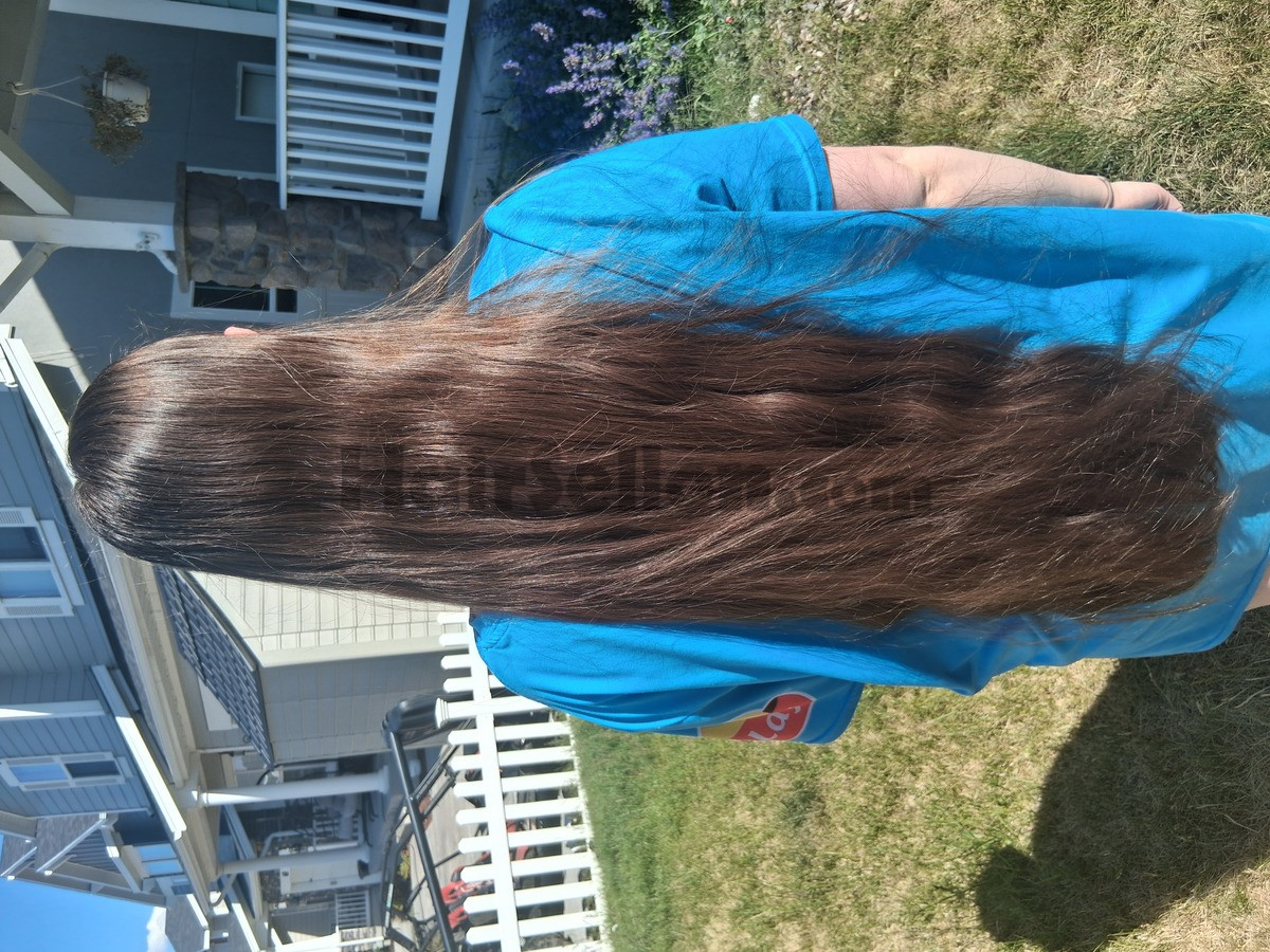 Brown Virgin Hair, 25 Inches - HairSellon
